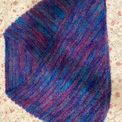 Nadia's Gradient Yarn Shawl Pattern One Size Fits All - Etsy