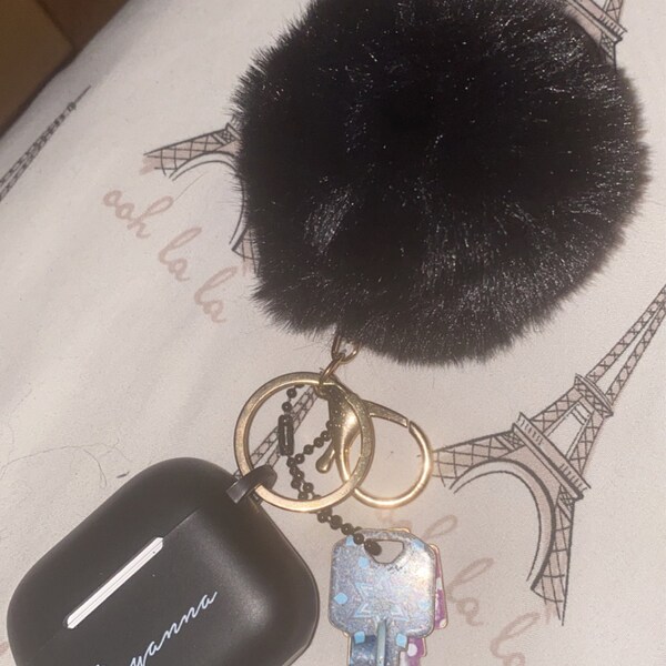 Custom AirPod Case With Pom Pom Keychain,silicone AirPod Case 4 With ...