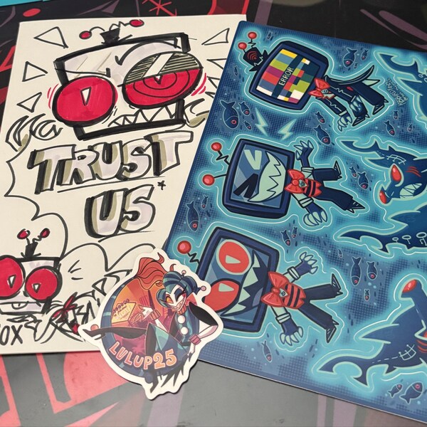5x7" Vox Sticker Sheet - Etsy