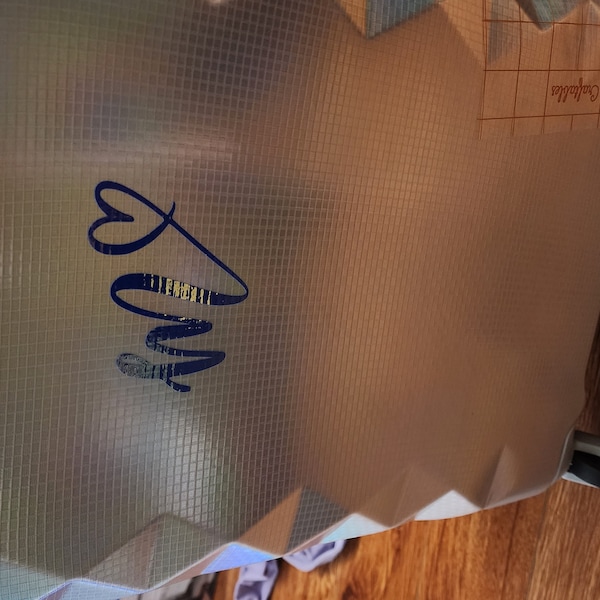 Initial Heart Decal | Uppercase Single Letter Monogram Initial Decal ...