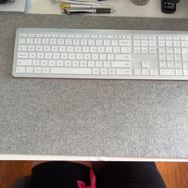 Natural Wool Desk Mat - Felt Desk Pad - Large Desk Pad - Soft Merino ...