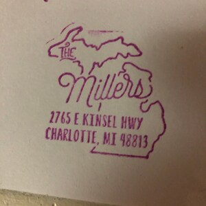 Custom Ohio State Return Address Stamp Perfect Gift for | Etsy