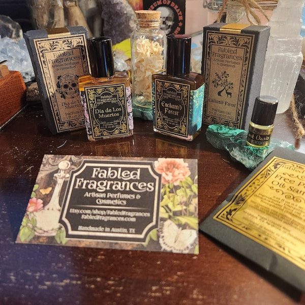 Fairytale Perfume Oil, ENCHANTED FOREST, Wisteria and Oak Moss, Heavy ...