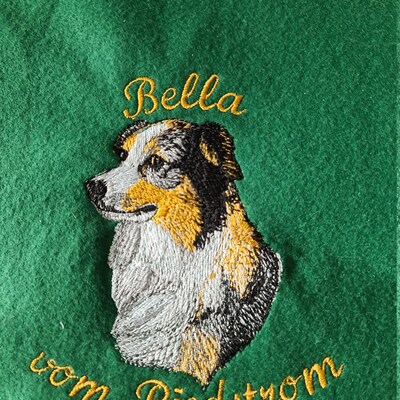 Australian Shepherd Dog Machine Embroidery Design, Embroidery Designs ...
