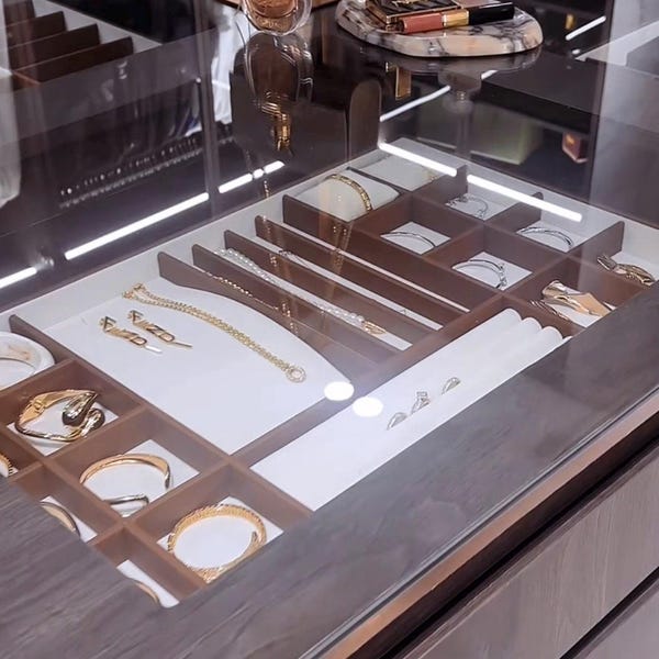 Fits IKEA PAX Jewelry Tray | Space Saving Custom Drawer Insert ...