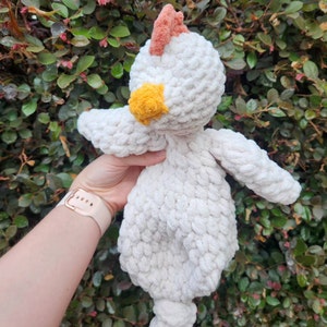 MINI Chickie Chicken Knotted Lovey Crochet Chicken PATTERN - Etsy