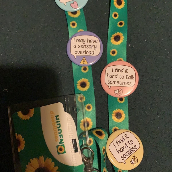 Autism Badge Set | INCLUDES 6 Badges | Badge Packs - Autism Gift ...