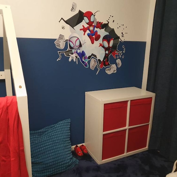 Superhero Children's Popular Characters Room Decorations Removable ...