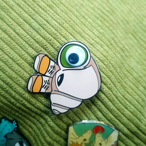 Marcel the Shell With Shoes on Hard Enamel Pin With Googly Eye A24 ...