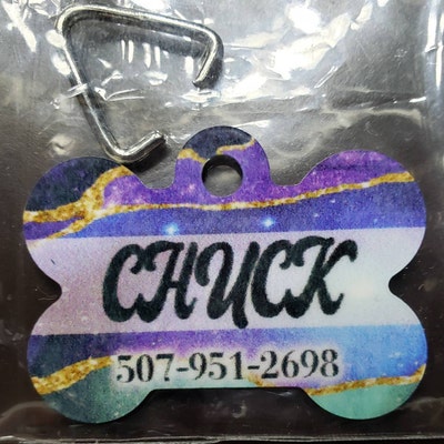 Agate Dog Tags Personalized Dog Tag Funny Custom Dog ID Tag With Name ...