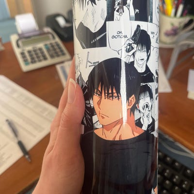 180z Glass Cup, Anime Inspired Glass Cup, Frost Glass Cup With Lid ...
