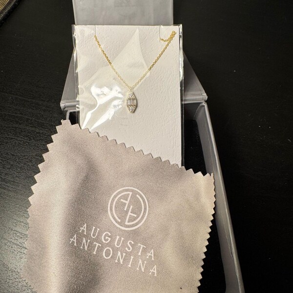 Silver Twisted Cross Necklace in 18K Gold, Dainty CZ Diamond Cross ...