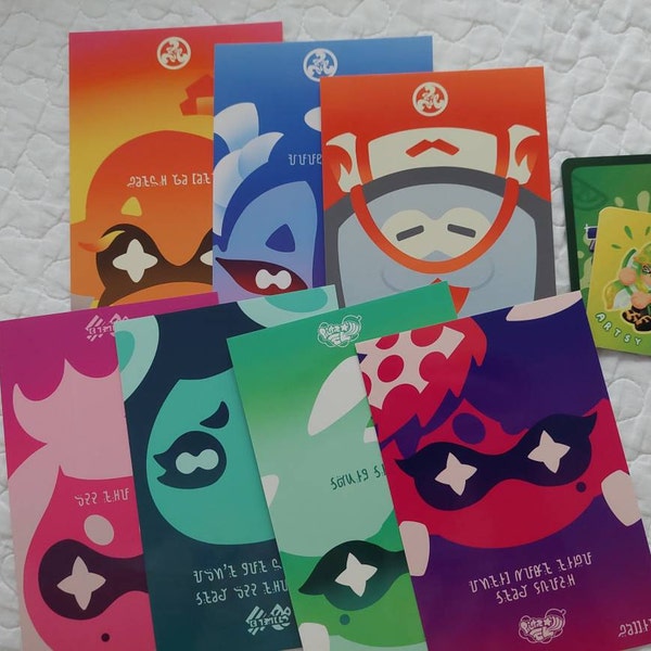 MINI Prints (4 X 6 INCH) - Splatoon Hotlantis IDL Posters Squid Sisters ...