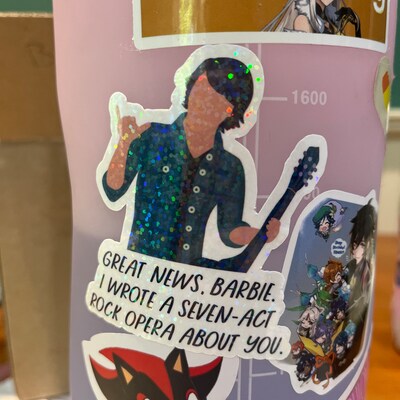 Life in the Dreamhouse Waterproof Vinyl Stickers, Schlond Poofa Sticker ...