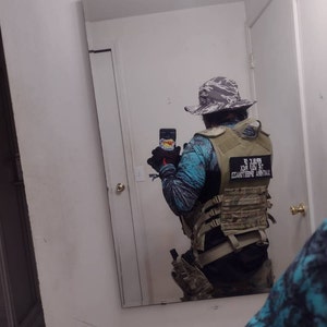 RUGGED TOUGH Tactical 2 Inch Name Tape With Hook Fastener Sewn - Etsy