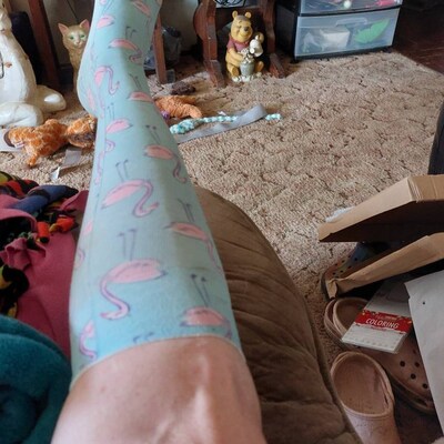 Celeste Stein Orange True Timber Women's Therapeutic Compression Knee ...