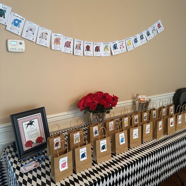 Kentucky Derby Betting Printable, Horse Race Betting Sign and Cards ...