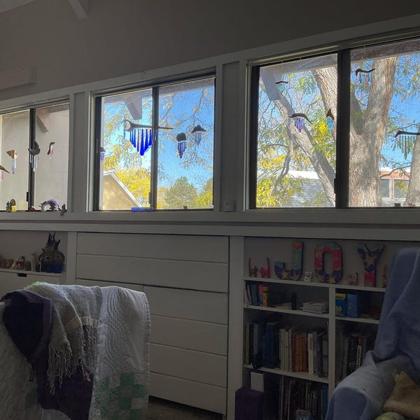 Tinkly Winkler Stained Glass Wind Chimes - Etsy