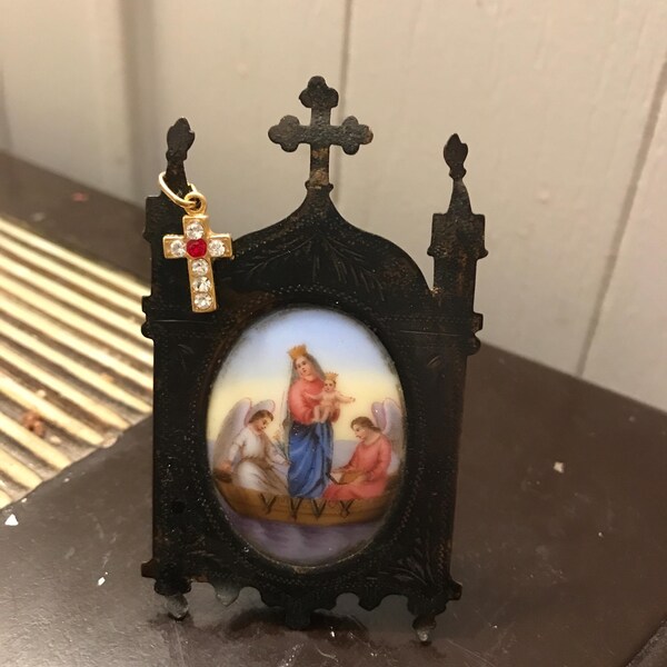 Hummel Goebel Catholic Holy Water Font Stoup of Porcelain of PAX and Crucifix Cross. ( H 13 ) - Etsy