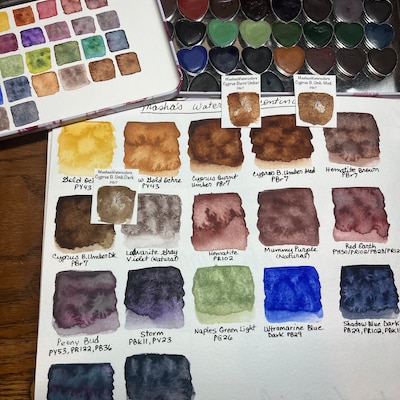 Handmade Blue Mist Granulating Watercolor - Etsy