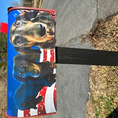 Thin Red Line, Firefighter's Mailbox Wrap, Mailbox Cover - Etsy