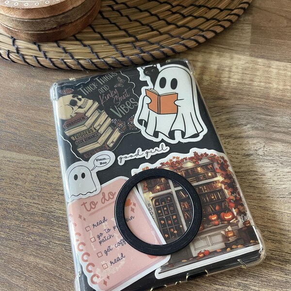 Fall Bookshop Sticker, Bookshelf Sticker, Autumn Bookstore Sticker ...