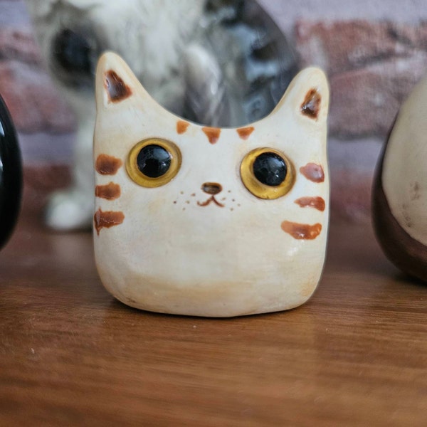 Bubble Cats/miniature Cats/cat Desk Buddies/cute Trinkets/cat Lover ...