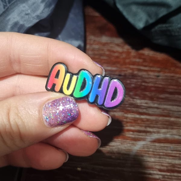 Autistic - Audhd - ADHD Acrylic PINS - Etsy