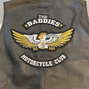 Custom Patch for Bikers, Any Size, Motoclub Jacket, Large Patch, Back ...