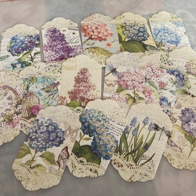 Beautiful Watercolor Handmade Paper Set Handmade Stationary Floral and ...