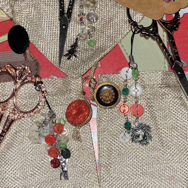 Button Flower Earrings - Repurposed Purple Buttons With Vintage Shell ...