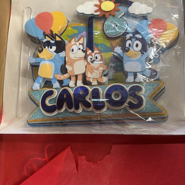 3D Cake Topper - Etsy