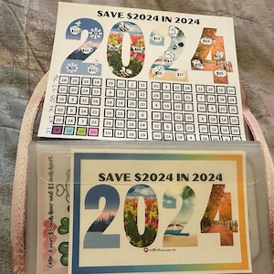 Save 2024 in 2024 Savings Challenge | Printable PDF | DIGITAL DOWNLOAD ...