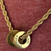 Custom Boys Initial Necklace - Engraved Necklace for Kids - Boys Name ...