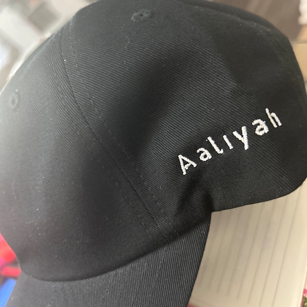 Side Stitch Hat, Side of Hat Embroidery, Customize Back of Hat, Add ...