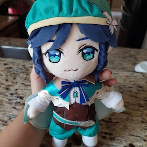 Venti Plush Genshin Impact Genshin Impact Plushie 3 Barbatos - Etsy