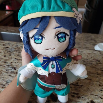 Venti Plush Genshin Impact Genshin Impact Plushie 3 Barbatos - Etsy