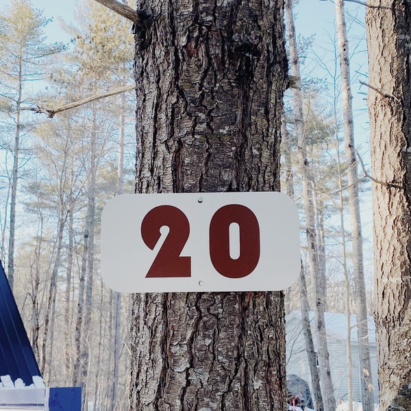 12x6 Reflective Custom Address Sign - Etsy