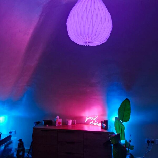 Oval Origami Paper Lampshade - Etsy UK