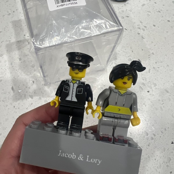 Personalized Minifig Couple Set | Custom Lego Couple Figure | Gift for ...