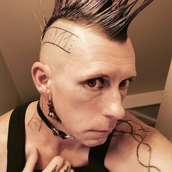 Floki Head Tattoo Vikings for Cosplay. Includes Both Sides of the Head ...