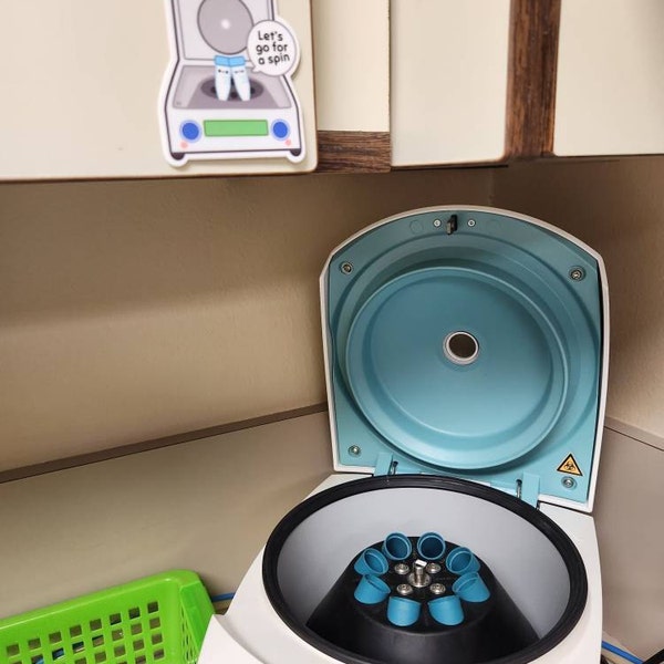 Centrifuge Vinyl Sticker, Science Sticker, Biology Sticker, Chemistry ...