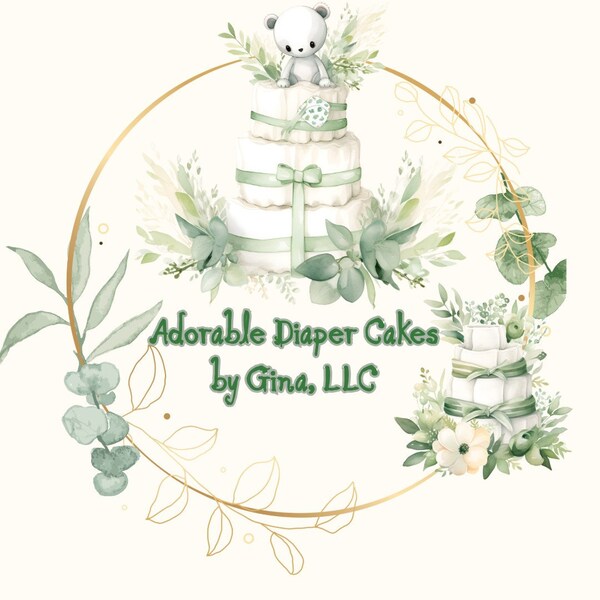 Girl Pink Elephant Baby Ribbon, Diaper Cake Ribbon, Girl Baby Shower ...