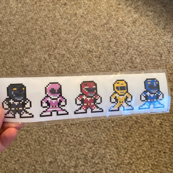 8bit Vinyl Decals, DECEPTICONS, Set of 10, Pixel Art, Sticker Sheet ...