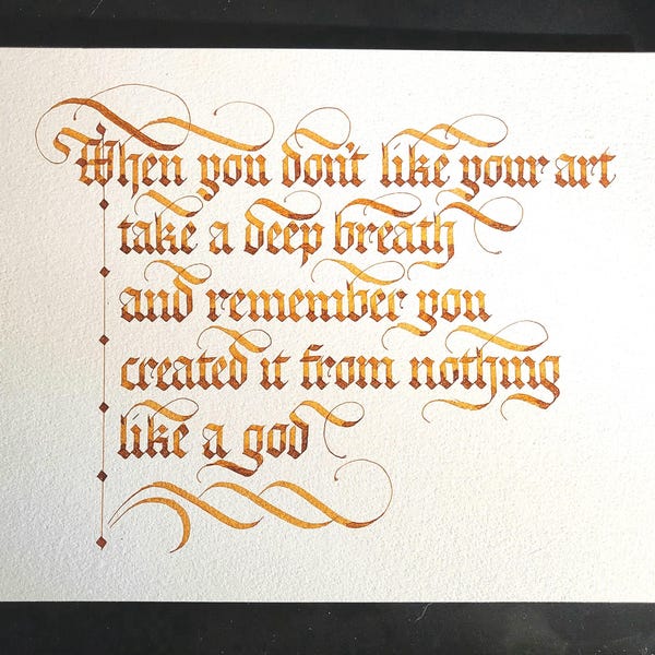 Custom Calligraphy Art, Personalized Quote Wall Art, Handwritten Gifts ...