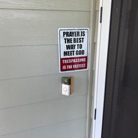 Prayer is the Best Way to Meet God Aluminum Sign - Etsy