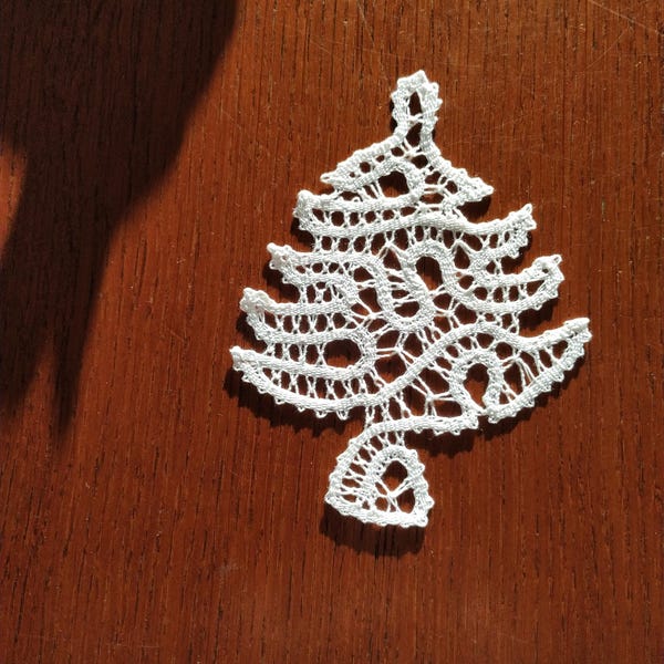 Digital Bobbin Lace Pattern Snowflake Ornament • Winter Lacemaking ...