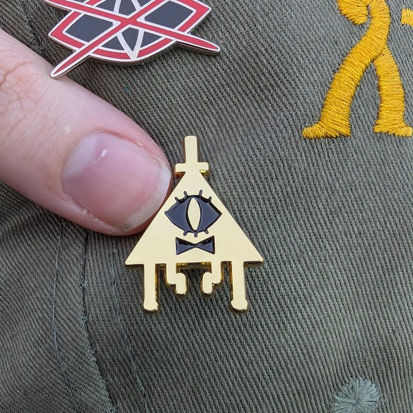 Bill Cipher Funny Enamel Pin Gift Cute Enamel Pin Set Kawaii Bag Pins ...