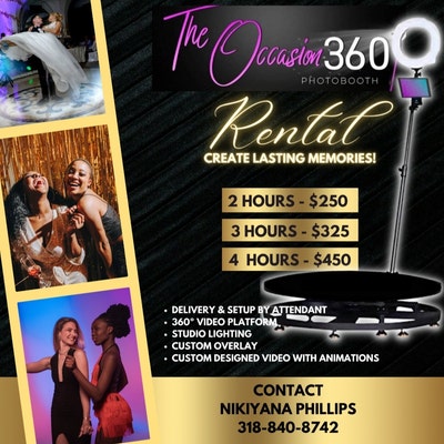 360 Photobooth Flyer, Party Flyer, Event Flyer, Wedding Reception ...