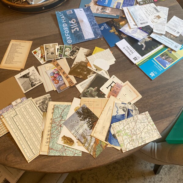 Vintage Map Pieces * 15 Pieces * Junk Journal Ephemera * Vintage Maps ...